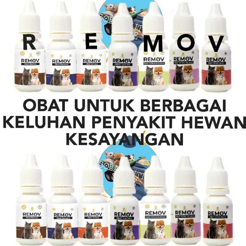 Jual Remov Obat Tetes Mata Cacing Flu DemamMuntah Sariawan Urinary ...