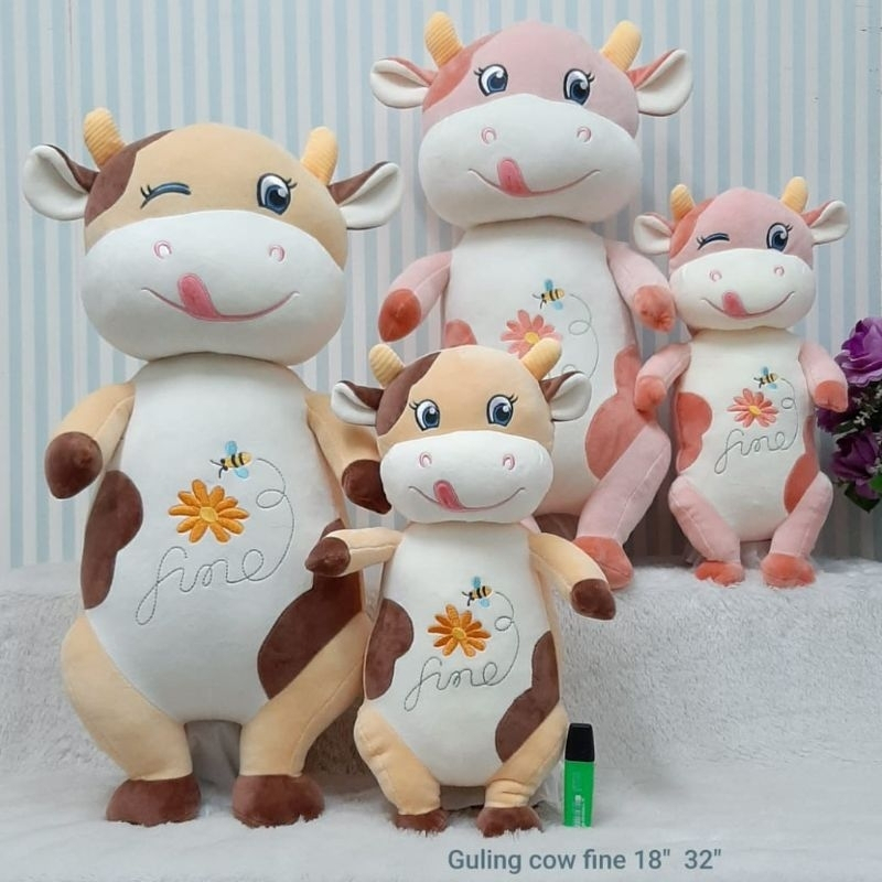 Jual Guling Sapi Imut 50cm Boneka Plush Premium SNI, Kenyamanan Tidur ...