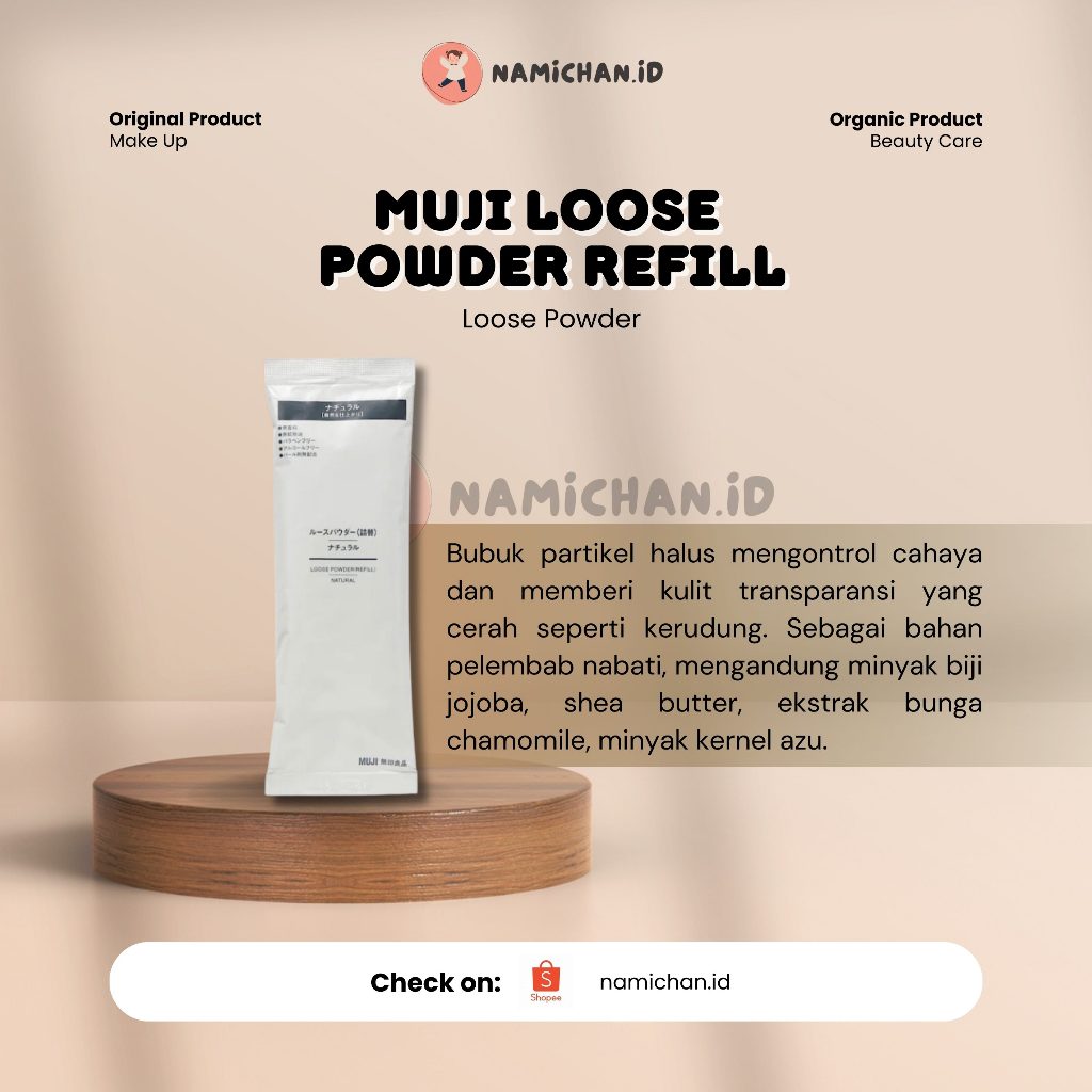 Jual [ PO Japan ] Muji Loose Powder Refill 18 gr | Bedak Tabur Muji ...