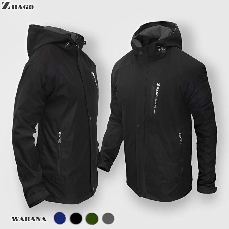 Jual Zhago Jaket Outdor Pria dan Wanita Tahan Air Dan Angin Taslan Jn ...