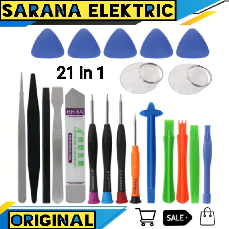 Jual PERALATAN REPARASI SMARTPHONE 21 IN 1 TOOLS SET PERBAIKAN HP ...