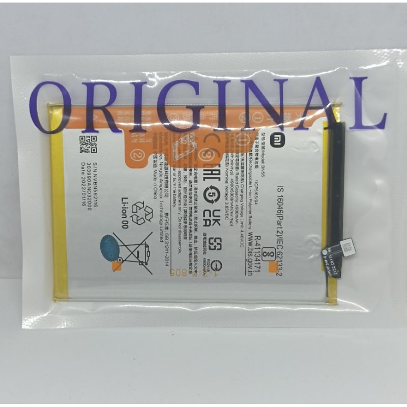 Jual BATTRE BATREY XIAOMI REDMI 9A REDMI 9C BN56 ORIGINAL | Shopee ...