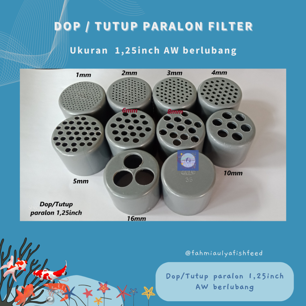 Jual Dop / Tutup paralon 1,25 inch AW berlubang | Shopee Indonesia