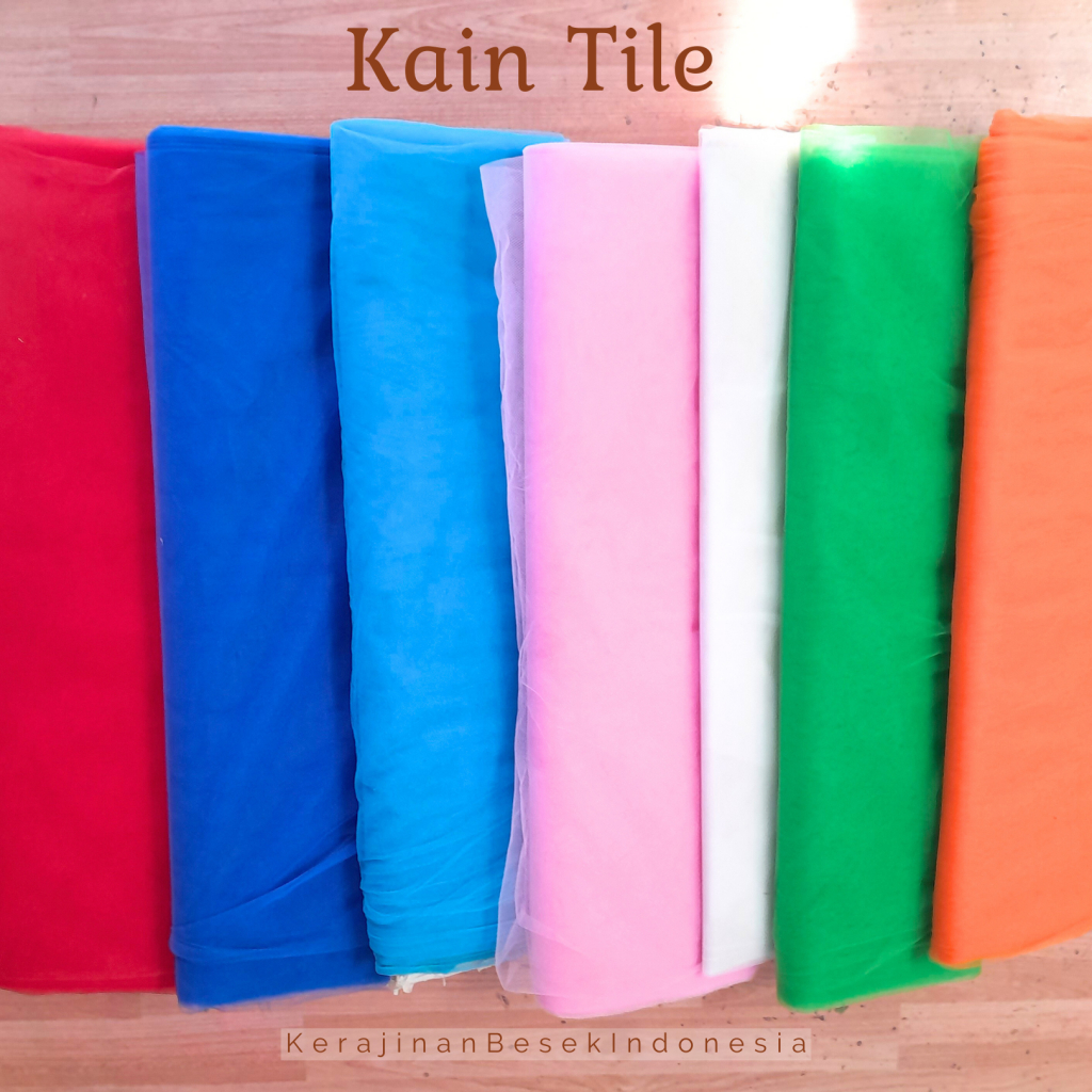 Jual Kain Tile Kaku Meteran Souvenir Tulle Hampers Parcel Murah ...