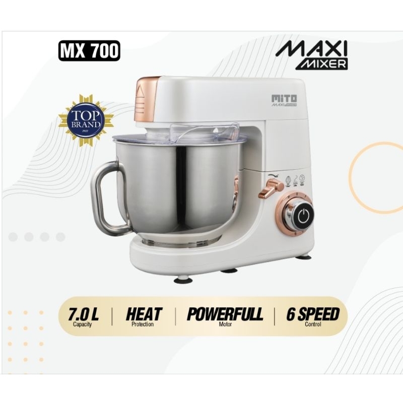 Jual mito mx700 maxi standing mixer professional heavy duty 7 liter ...