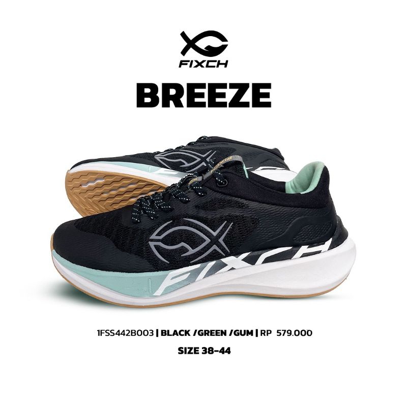 Jual sepatu running FIXCH TERBARU BREEZE/BLACK/GREEN/GUM/ SEPATU FIXCH ...