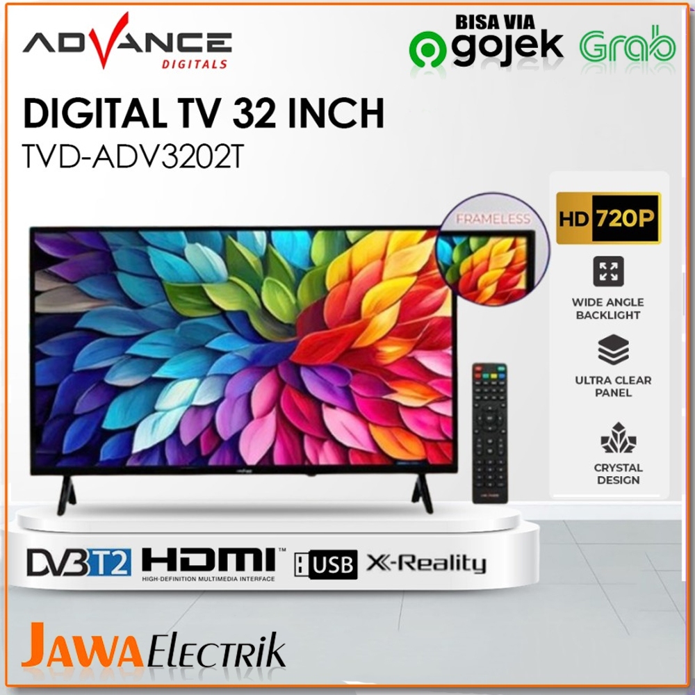 Jual NEW Advance TV LED Digital 32 Inch HD Televisi Panel LG ADV-3202T ...