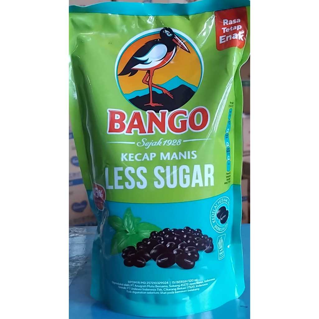 Jual Kecap Bango Less Sugar 520ml | Shopee Indonesia