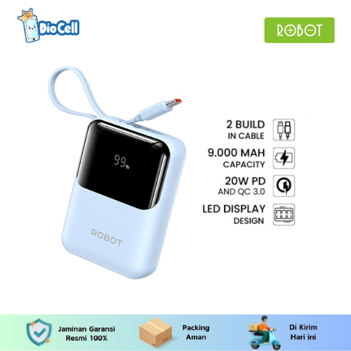 Jual ROBOT POWERBANK RT16 9000 mAh | Shopee Indonesia