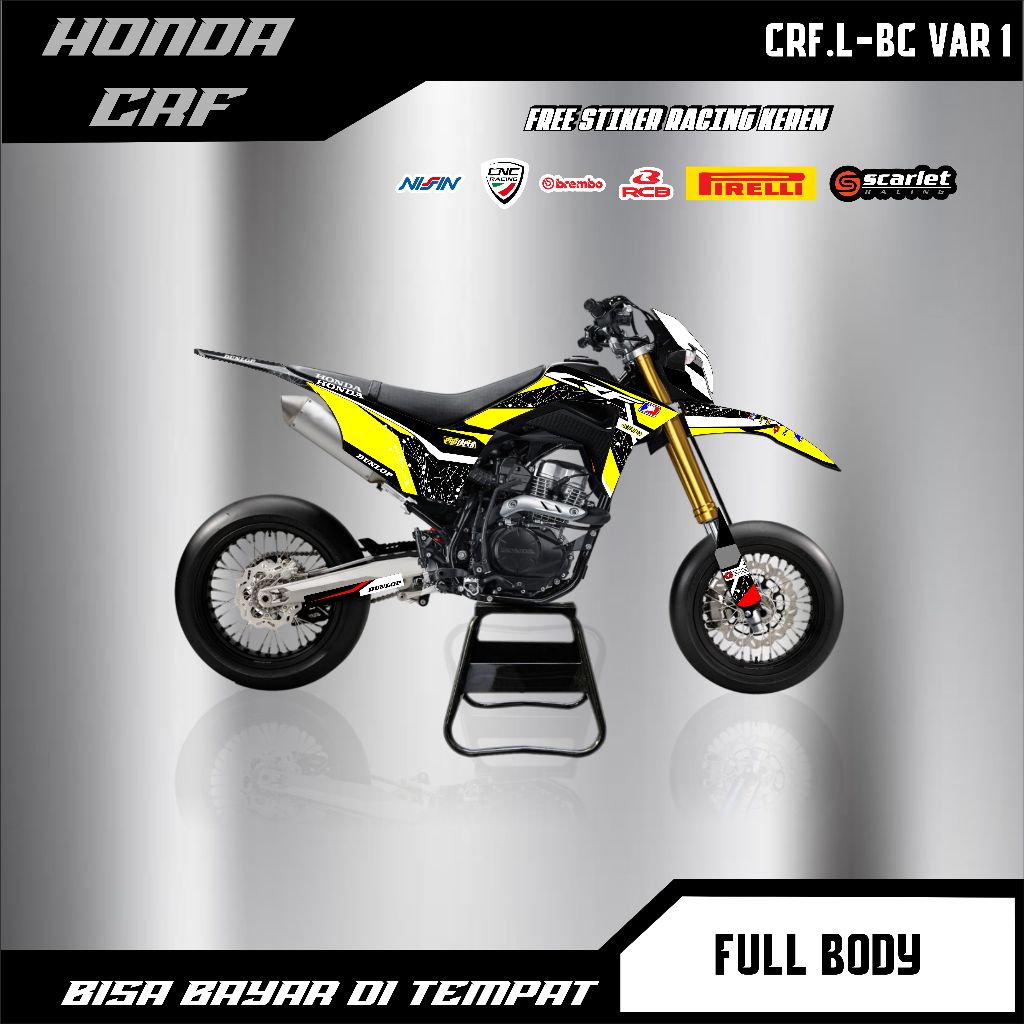 Jual STRIPING MOTOR MATIC HONDA CRF TERBARU STIKER VARIASI STIKER STRIP ...