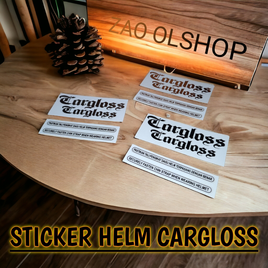 Jual Sticker Helm Murah CG Cutting Sticker Model Cargloss Full Set ...
