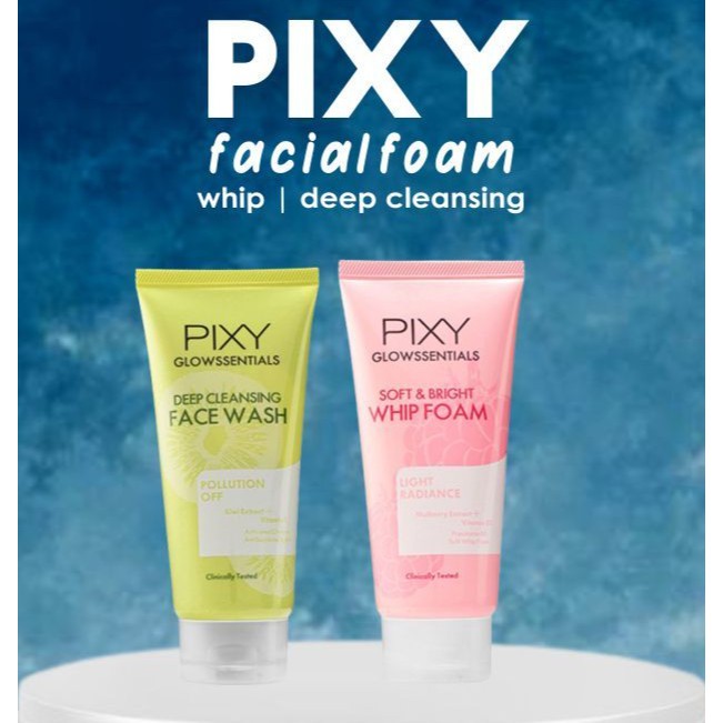 Jual PIXY Glowssentials Soft & Bright Whip Foam | Deep Cleansing Face ...