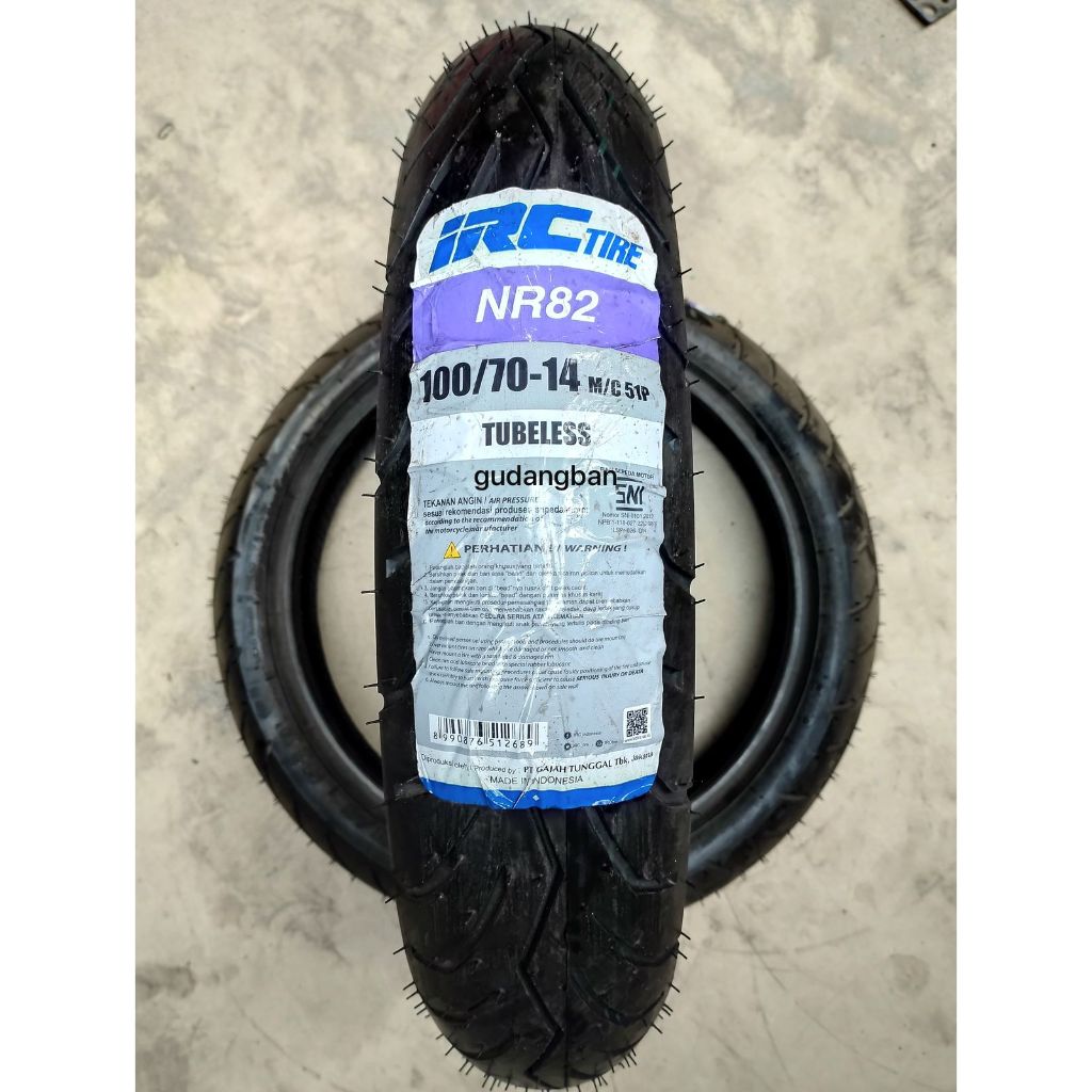 Jual Ban Fino Gear X-Ride 100 / 70 - 14 ( IRC NR82 / K488 / D115 / XR ...