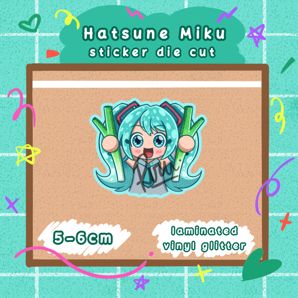 Jual Hatsune Miku die cut sticker | Shopee Indonesia