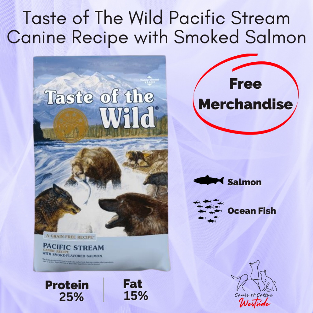 Jual Taste of The Wild Pacific Stream Canine With Smoked Salmon 2 kg ...