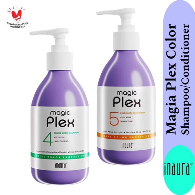 Jual INAURA MAGIA PLEX Color Series Shampoo / Conditioner 200ml ...