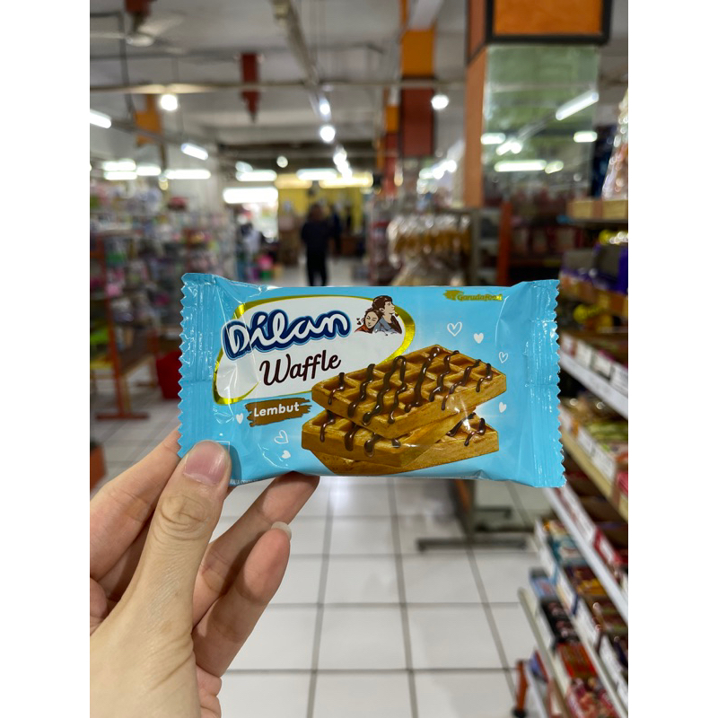 Jual dilan waffle cokelat lembut 16g - dilan waffle lembut | Shopee ...