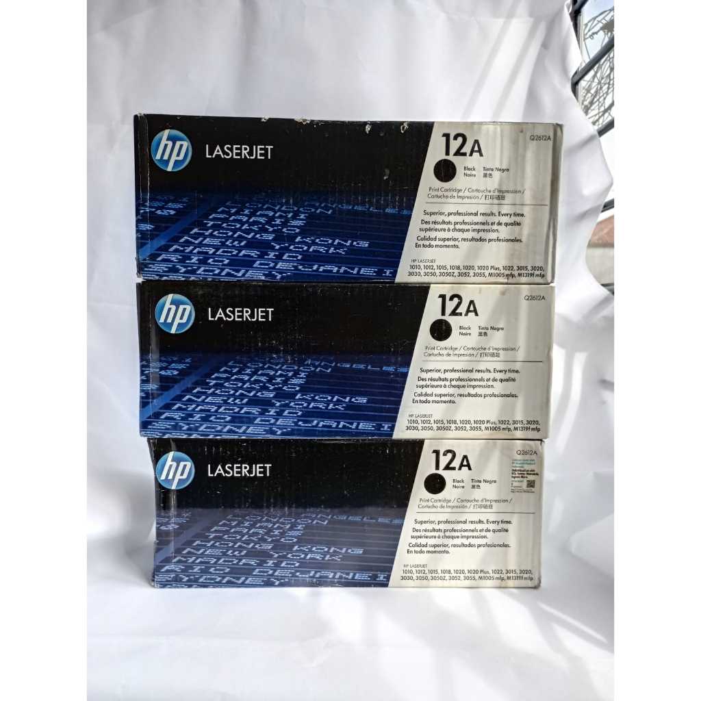 Jual Toner Catridge HP Laserjet 12A Black (Q2612A) for priner HP Laserjet 1010,1012,1015 ...