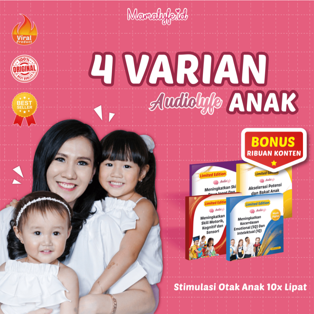 Jual Audiolyfe Stimulasi Otak Anak, Atasi Speech Delay, Sulit Fokus ...