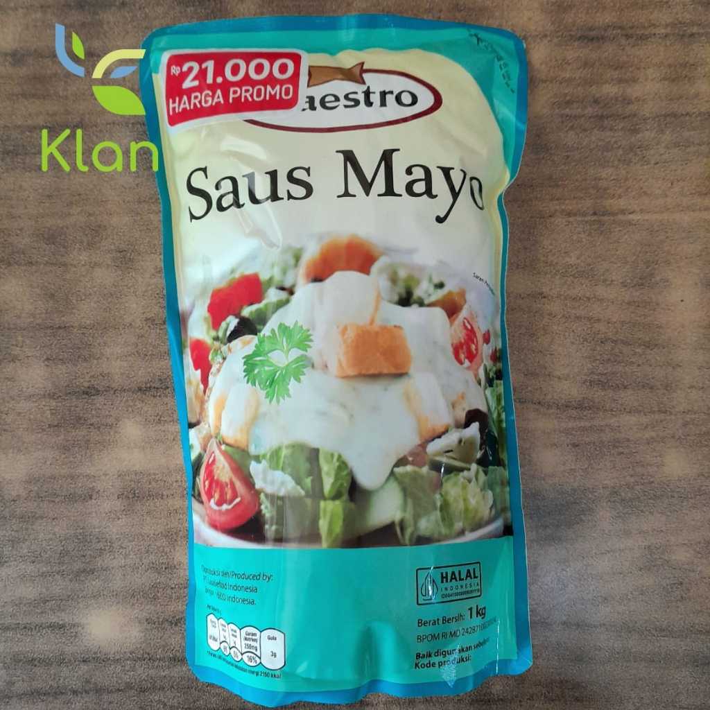 Jual MAESTRO SAUS MAYO RASA ORIGINAL / MAYONAIS/ MAYONES 1 KG | Shopee ...