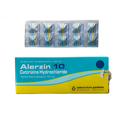Jual Alerzin 10 mg (strip) | Shopee Indonesia