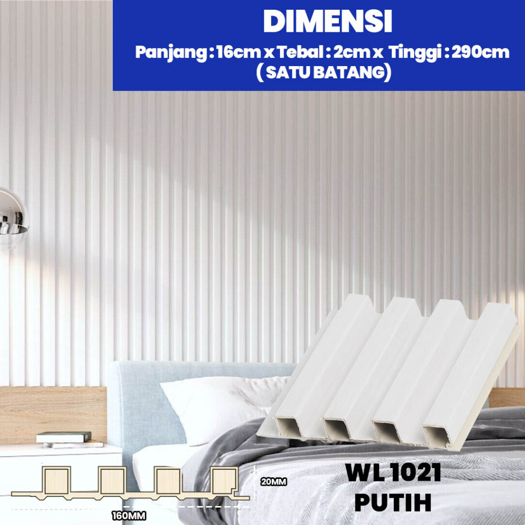 Jual Wood Panel WPC / Wall Panel PVC / Woodpanel Wallpanel Kisi Kisi ...