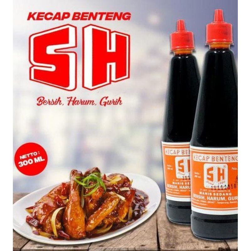 Jual Kecap Manis Benteng SH Botol Plastik 300ml | Shopee Indonesia