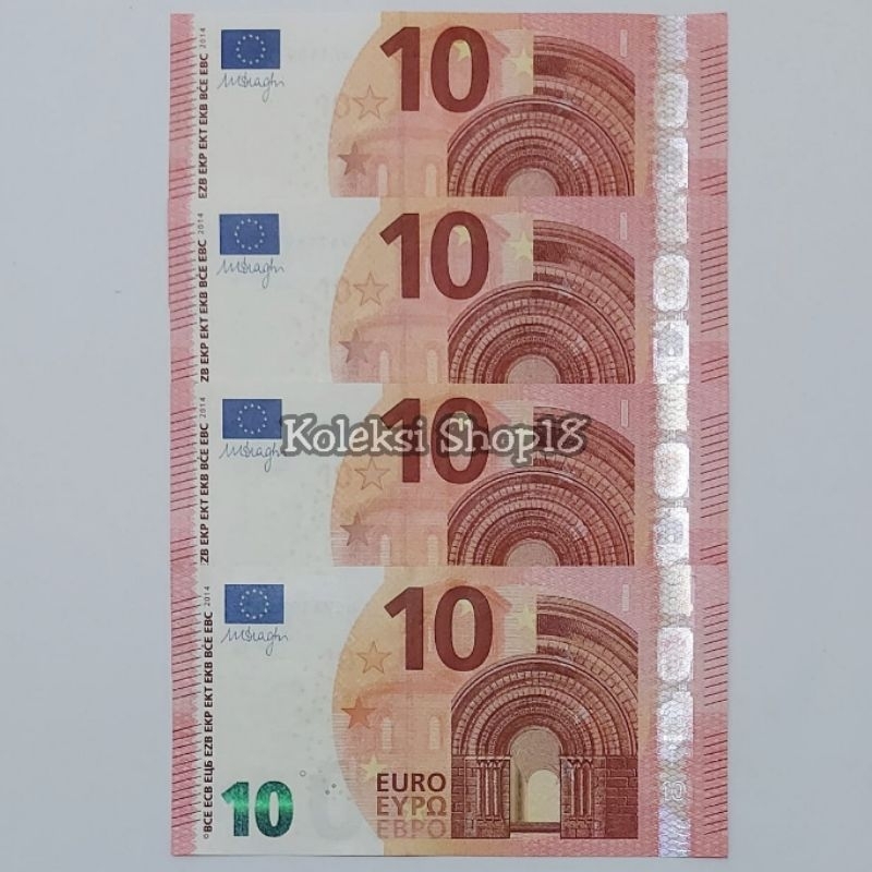 Jual Koleksi Uang Asing Euro Eropa Pecahan 10 Euro | Shopee Indonesia