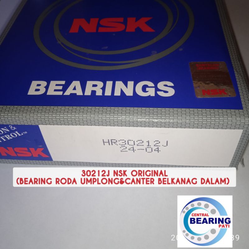 Jual HR_30212J_NSK ORIGINAL_RODA BELAKANG DALAM_UMPLONG&CANTER | Shopee ...