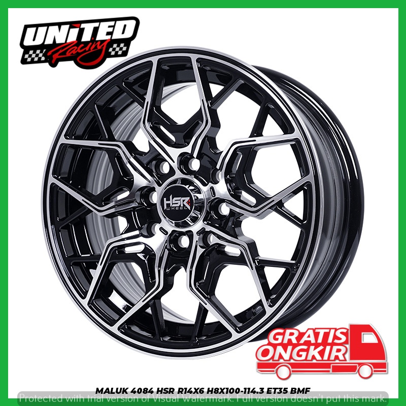 Jual VELG RACING MODIFIKASI R14 MOBIL WULING AIREV BRIO KARIMUN KIA VISTO RING 14 HSR MALUK ...