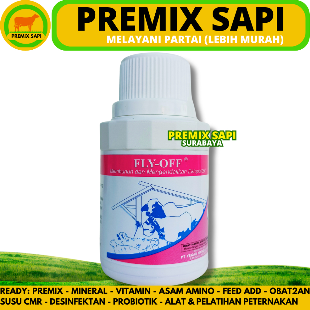 Jual FLY OFF 100ML - Obat Anti Lalat Kutu Nyamuk Pinjal Tungau Caplak ...