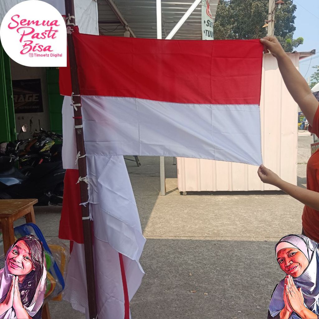 Jual Bendera Merah Putih - Bendera Indonesia Merah Putih 40x60 cm ...