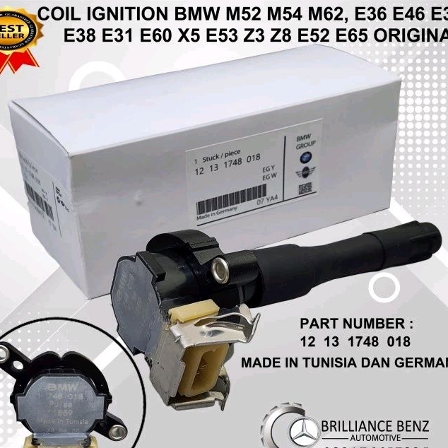 Jual COIL IGNITION KOIL BMW M52 M54 M62 E36 E46 E39 E38 E53 E52 E60 E65 ORI | Shopee Indonesia