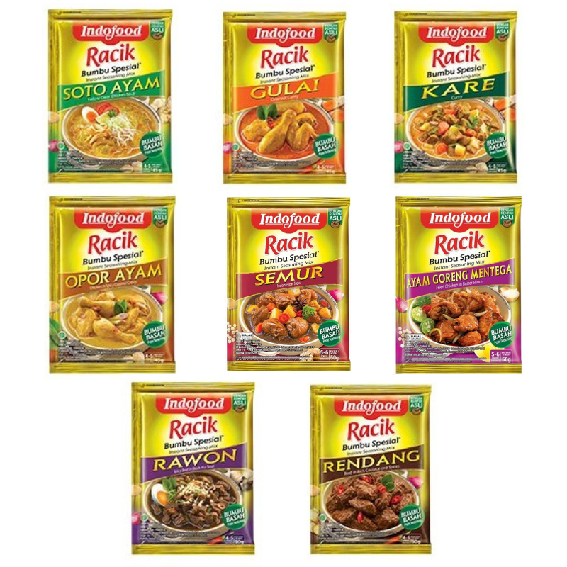 Jual Indofood Bumbu Racik Bumbu Basah 45g 50g | Shopee Indonesia