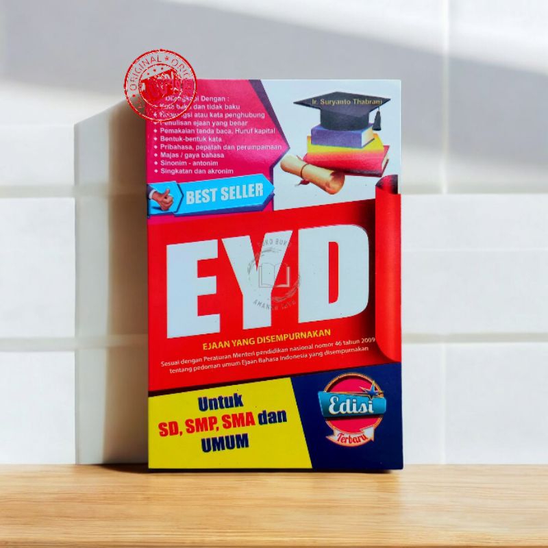 Jual Buku EYD Ejaan Yang Disempurnakan Edisi Terbaru Untuk SD, SMP, SMA ...