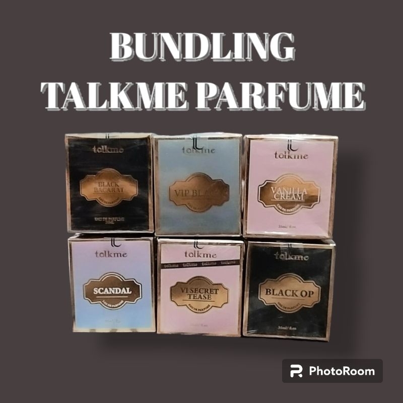 Jual PARFUME TALKME NEW PACKAGING 35ml BPOM | Shopee Indonesia