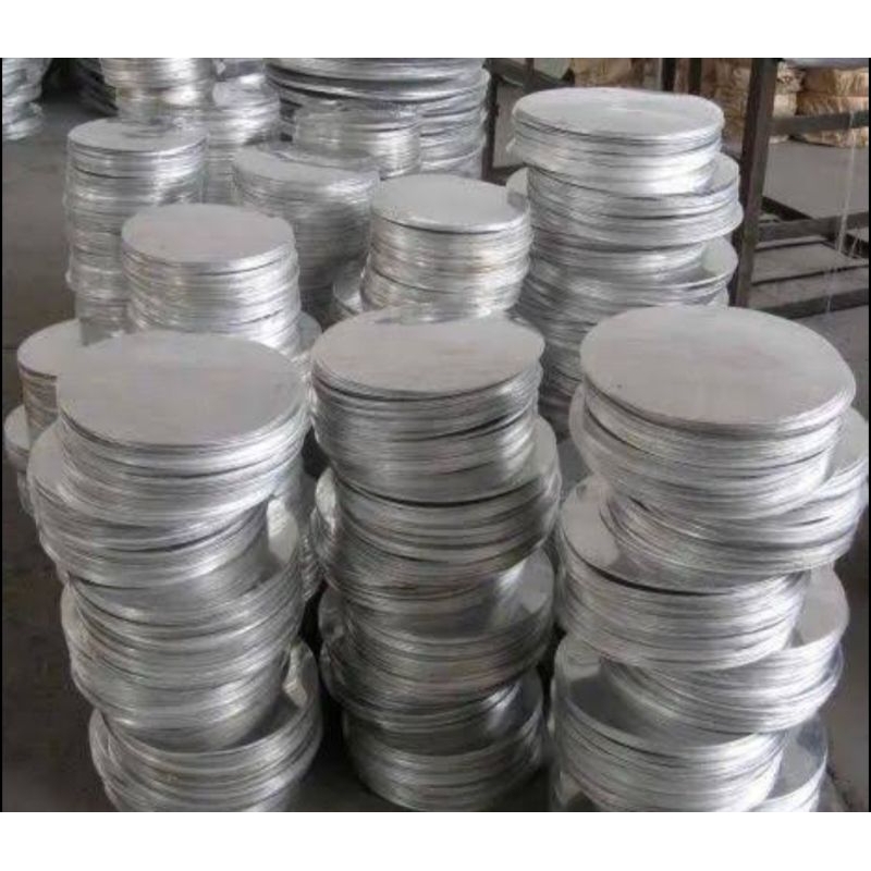 Jual PLAT POTONG ALMUNIUM BULAT TEBAL 12mm DIAMETER LINGKARAN 15cm ...