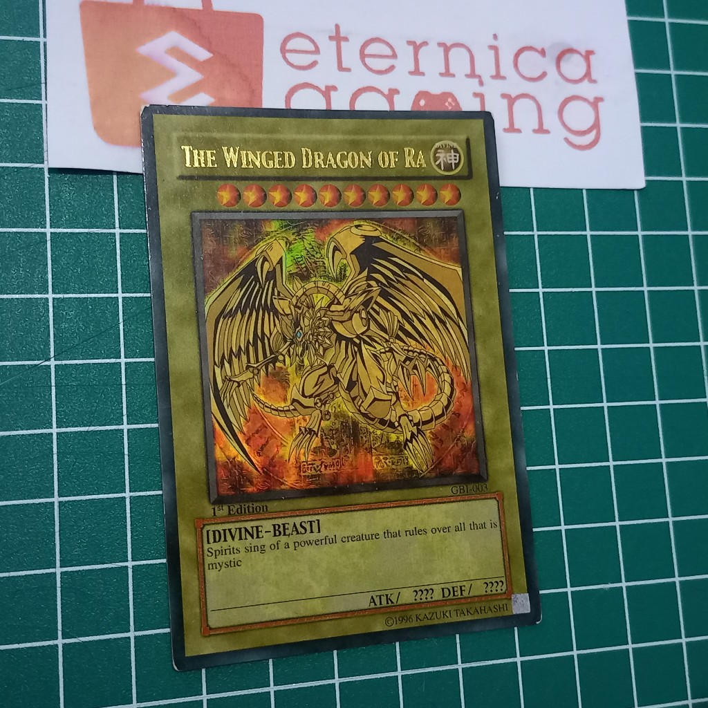 Jual Rare Legendary God - Hologram Winged Dragon of RA Yugioh Card ...