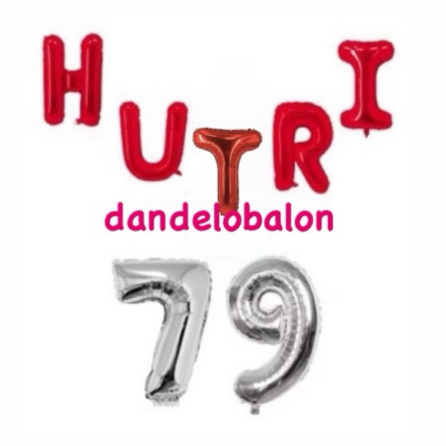 Jual Paket Tulisan HUT RI -79 | Paket Kemerdekaan Tulisan HUT RI ...