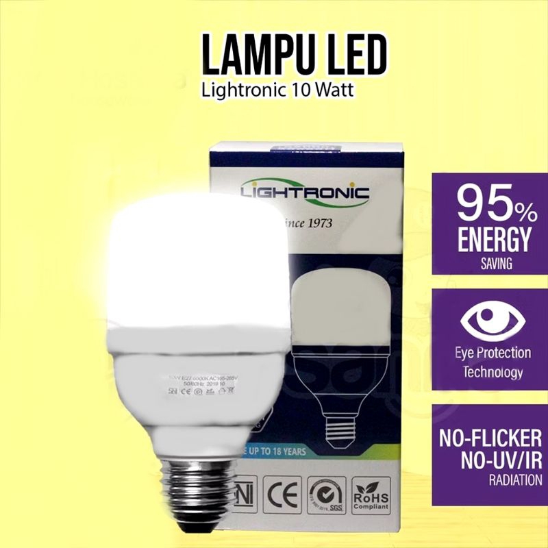 Jual Lampu Led 10 Watt Putih Murah / Buah Lampu Putih (6500K) 10Watt | Shopee Indonesia