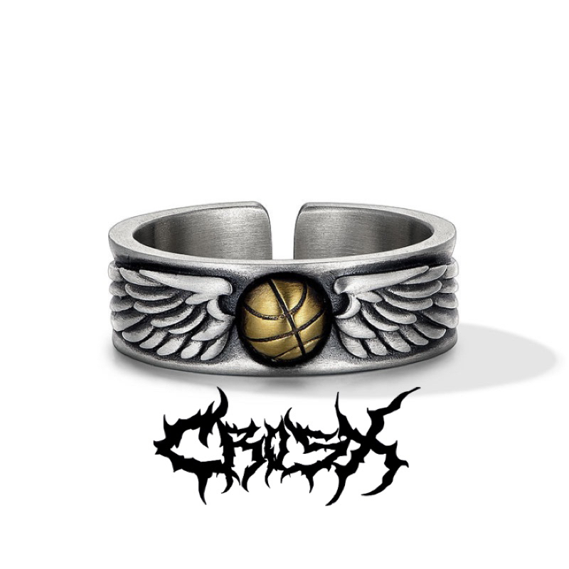 Jual ARSI RING / CINCIN BOLA BALL CINCIN HITAM SILVER / CROSS RING ...