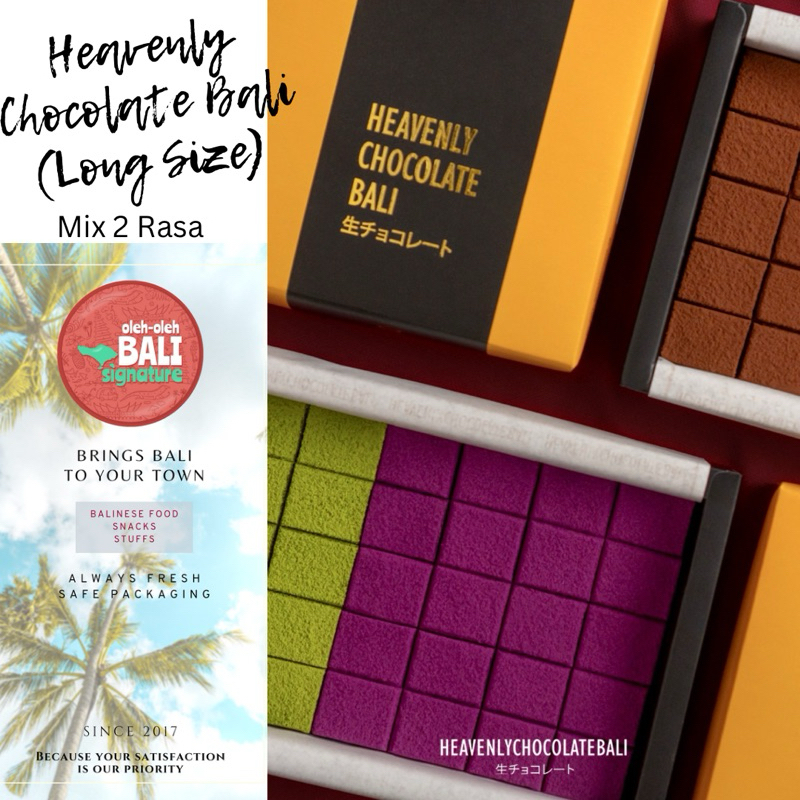 Jual Heavenly Chocolate Bali (Long Box) (Bisa Mix 2 rasa) (FREE EXTRA ...