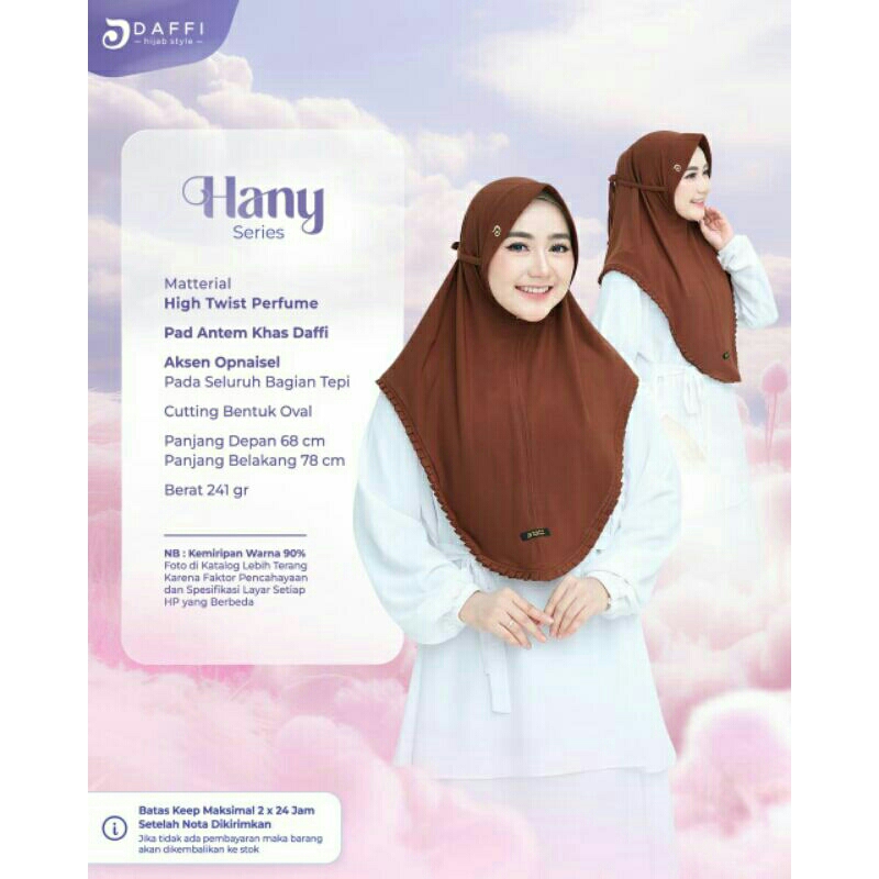 Jual HANY BY DAFFI HIJAB STYLE | Shopee Indonesia