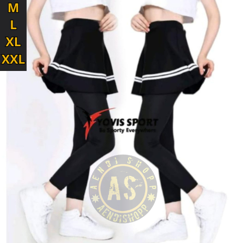 Jual Legging Rok Olahraga Senam Wanita Zumba Lejing Celana Training ...