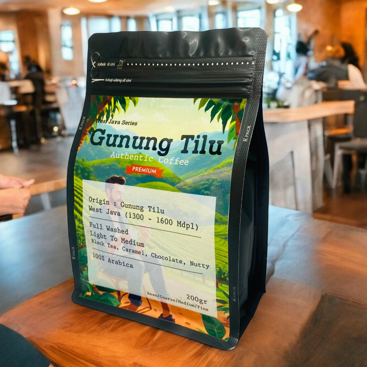 Jual Kopi GUNUNG TILU Arabika 200gr FULL WASH West Java Cafe Maker ...