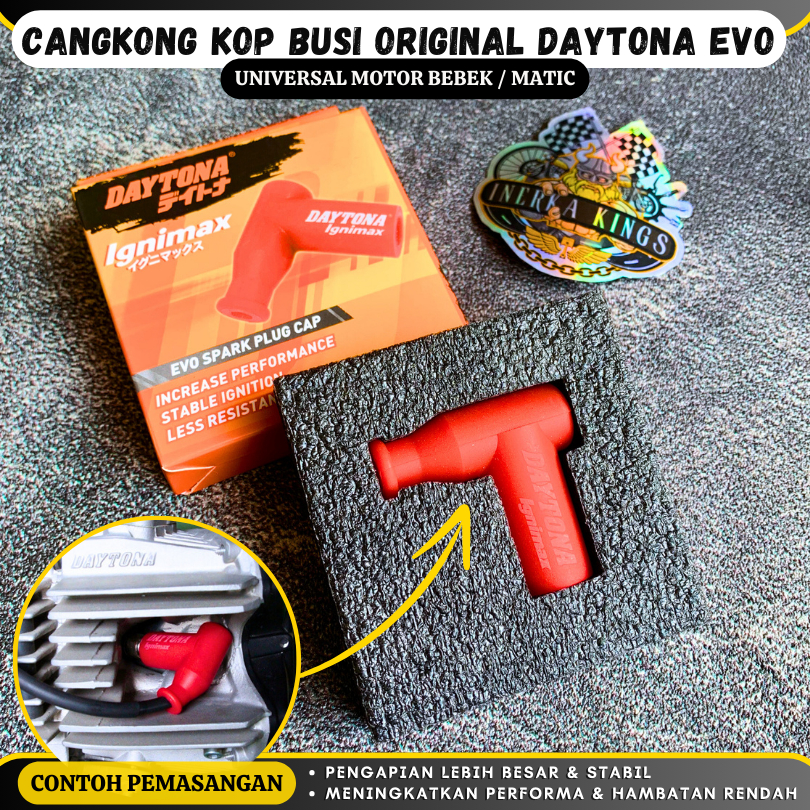 Jual Tutup Kop Cup Cangklong Busi DAYTONA RACING Universal Motor Bebek ...
