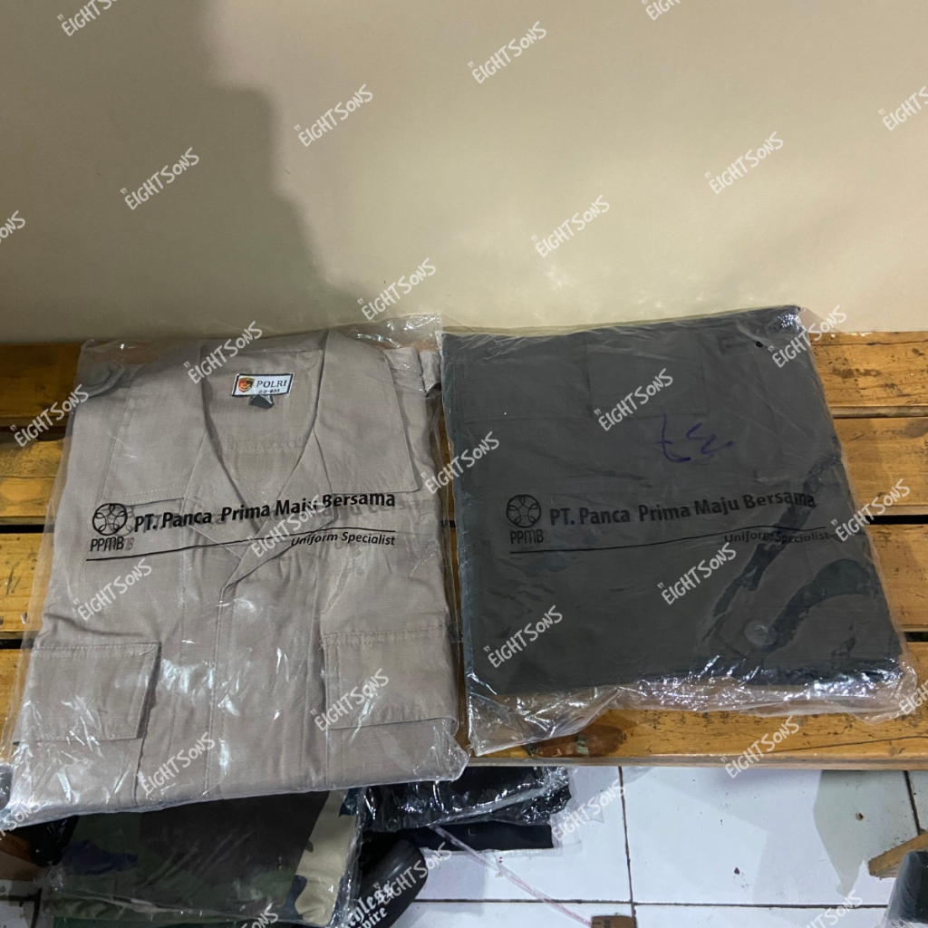 Jual Seragam pdl jatah Polri / Setelan baju Pdl jatah polri / baju ...