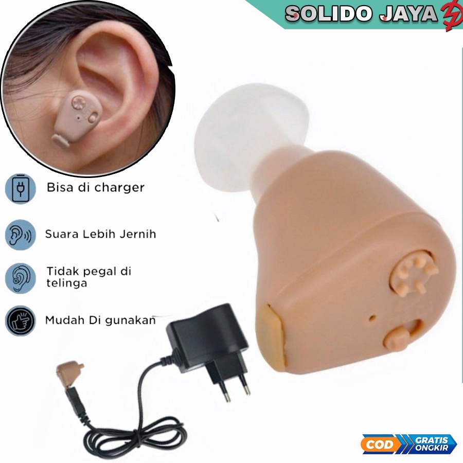 Jual Alat Bantu Dengar Alat Bantudengar Gangguan Pendengeran Telinga Orang Tua Tuli Bisa Charger ...