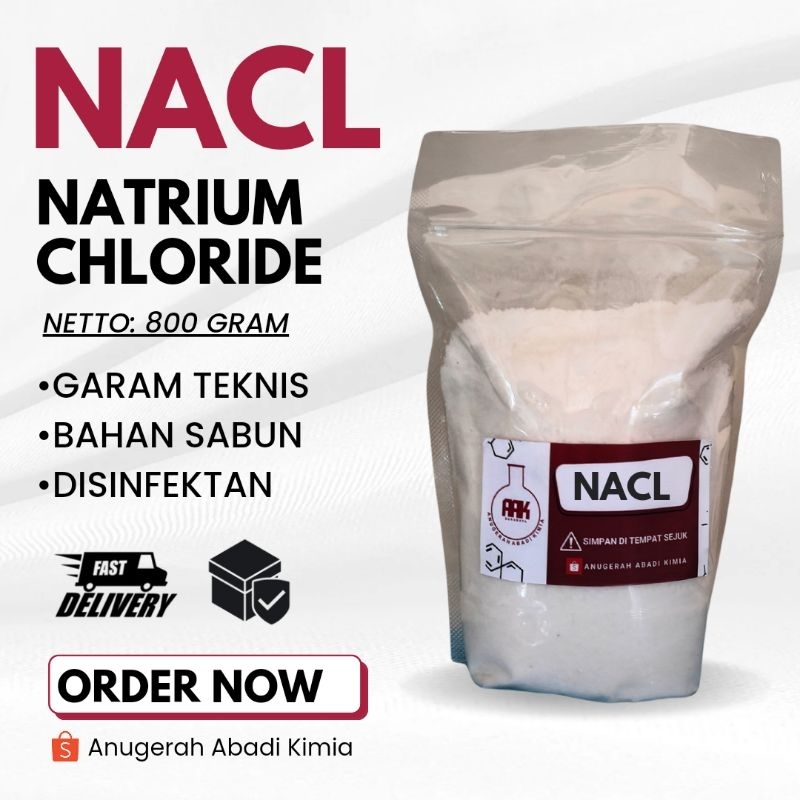 Jual Natrium Chloride / NaCl / Garam Teknis | Shopee Indonesia