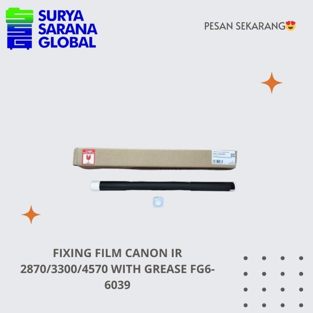 Jual FIXING FILM CANON IR 2870/3300/4570 WITH GREASE FG6-6039 | Shopee ...